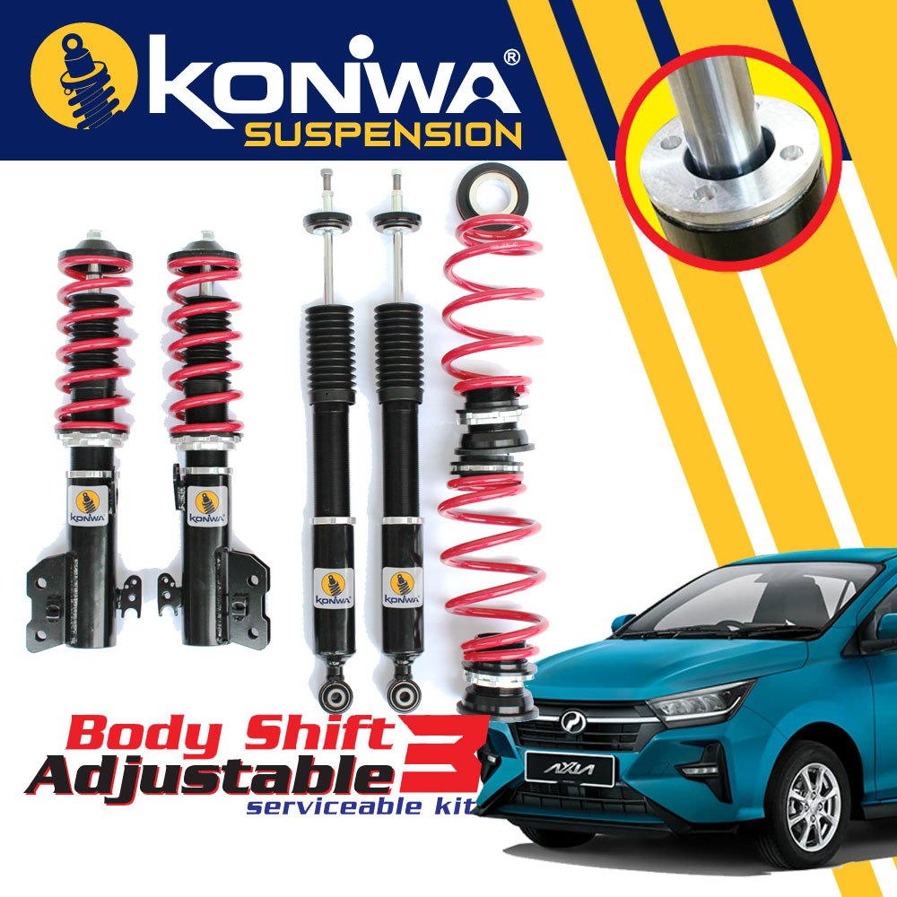KONIWA ADJUSTABLE Perodua Axia A300 Hi-Low Body Shift Serviceable ...