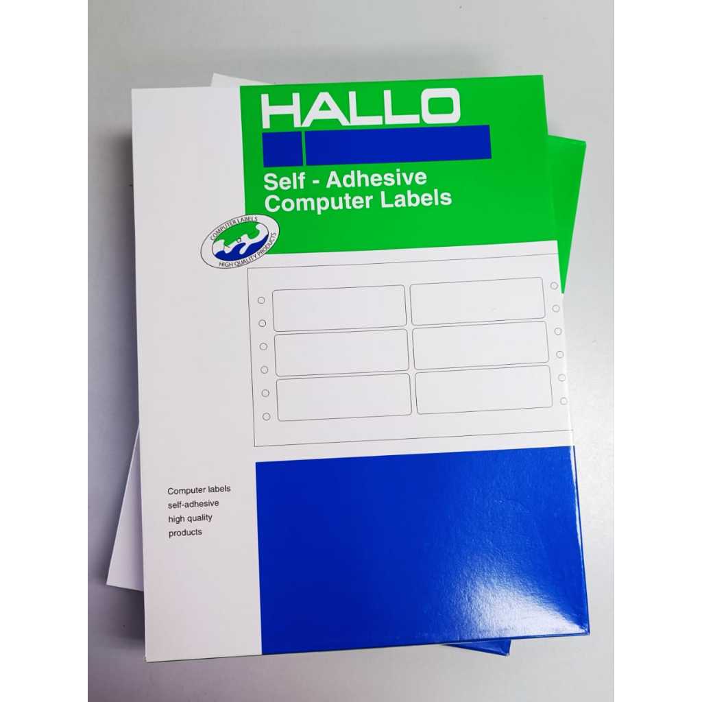 HALLO Computer Labels / Printer Label Sticker / Dot Matrik Printer ...