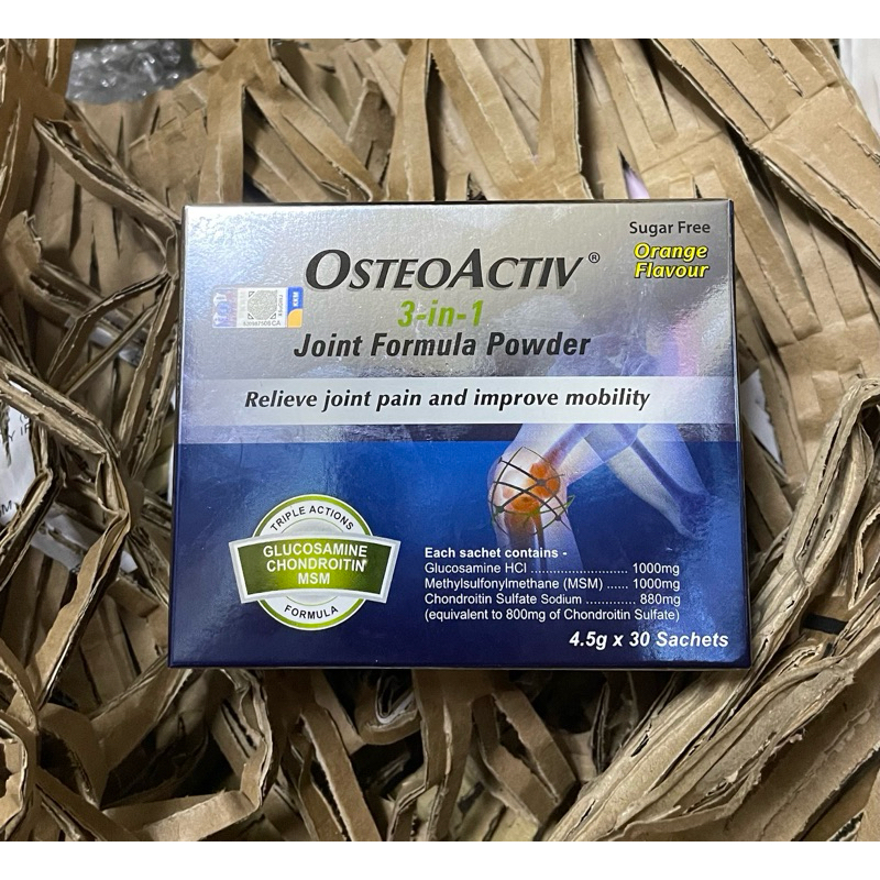 OSTEOACTIV JOINT FORMULA POWDER 4.5GM x 30 SACHET (EXP 7/2027) | Shopee ...