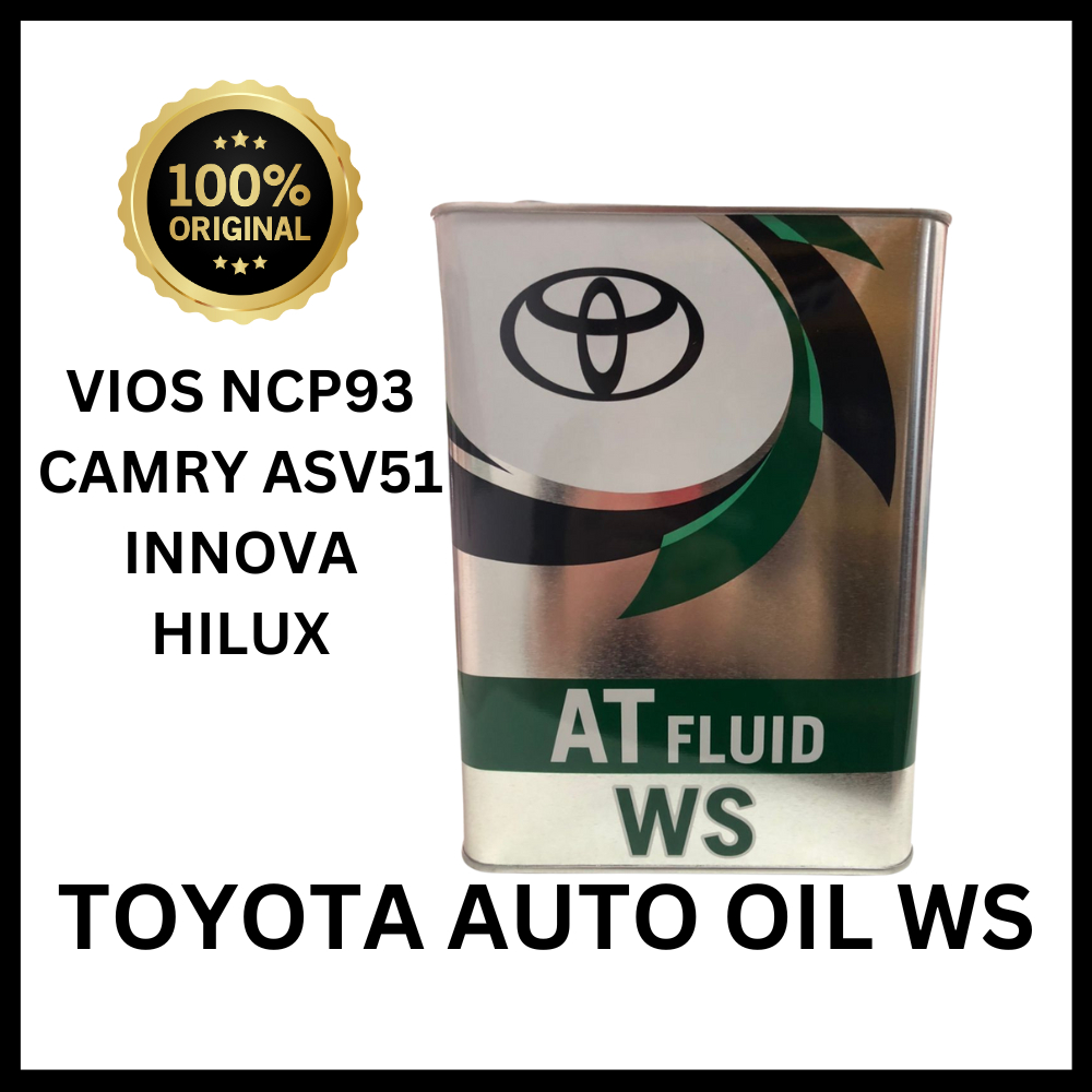TOYOTA ATF WS AUTO GEAR OIL 4L Vios NCP93 HILUX ALTIS CAMRY YARIS PRIUS ...