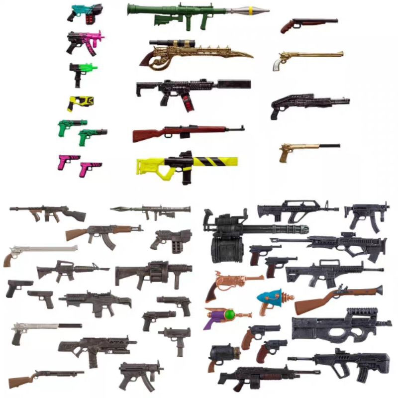 Mcfarlane Weapons 3 Pack Set Munitions Accessories DC | Shopee Malaysia