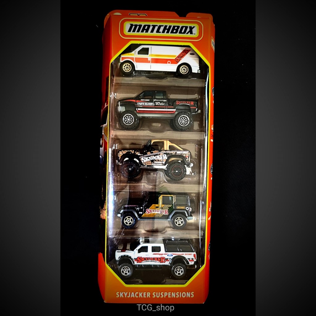 Matchbox Skyjacker suspensions 5 pack(Ford Panel Van ,1999 Chevy ...