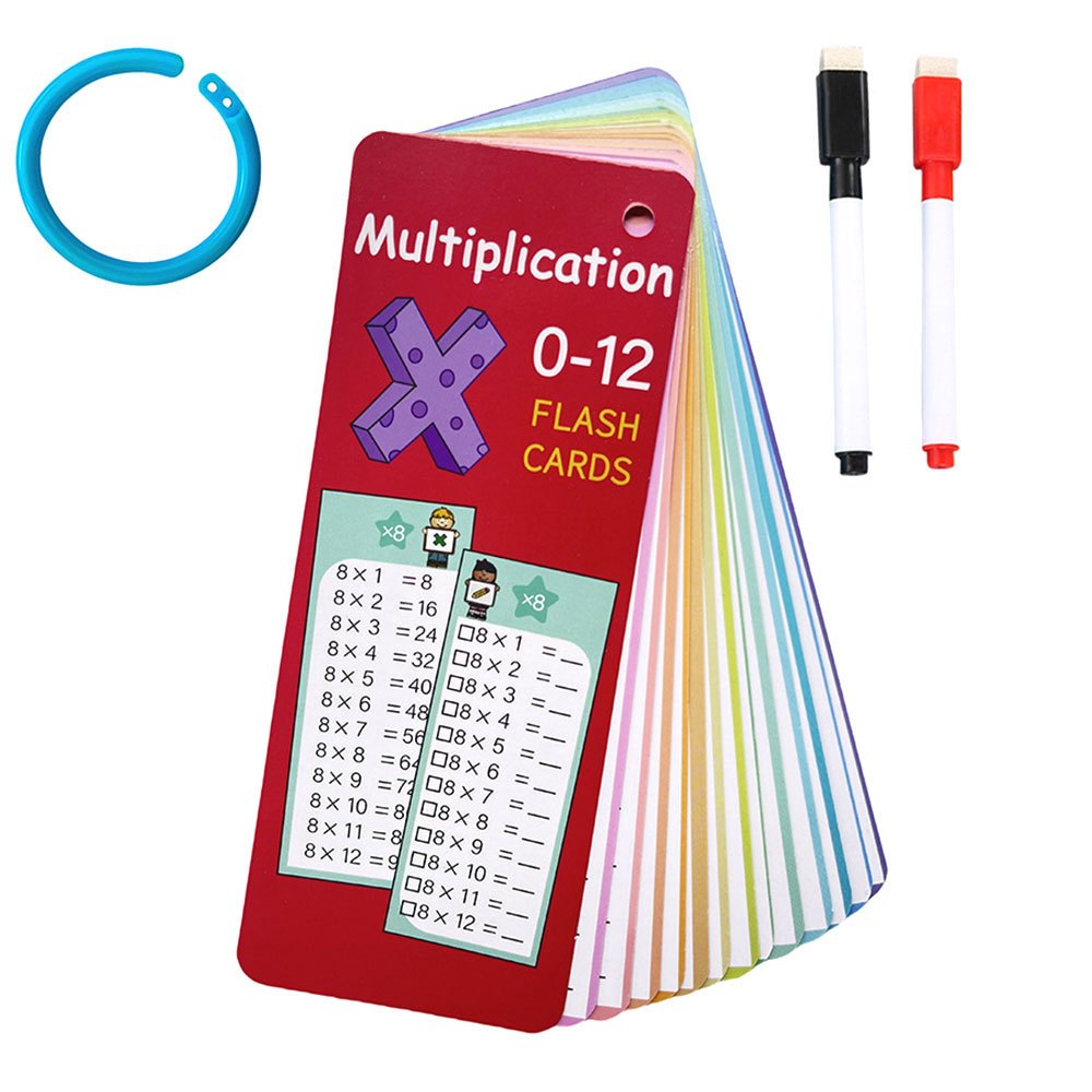(Ready Stock) Math Flash Card For Kid Additional Multiplication Flash ...