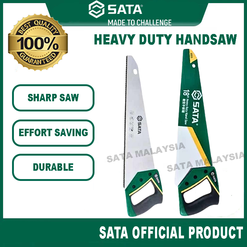 SATA Heavy Duty Handsaw 18" High Quality Hand Saw SATA SK5 Material TPR ...