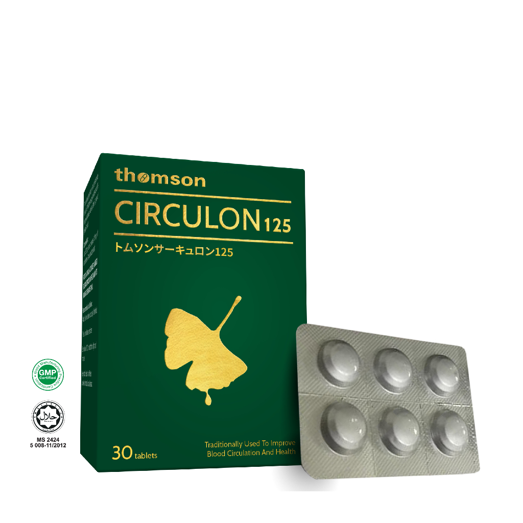 Thomson Circulon 125mg - Promote blood circulation ((30 tablets ...