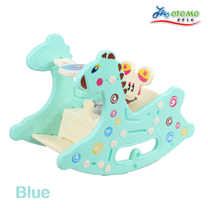 Otomo Rocking Horse Kuda Goyang 3 In 1 Step Ladder Stool Mainan Kuda ...