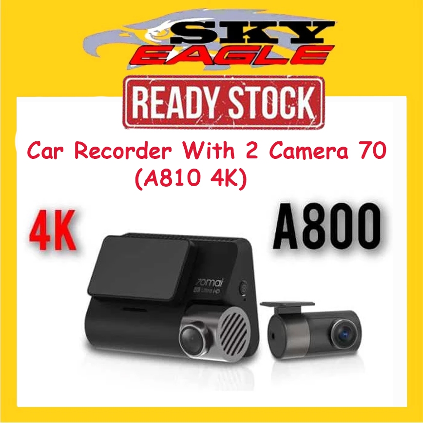 Car Recorder With 2 Camera 70 (A810 4K) | Shopee Malaysia