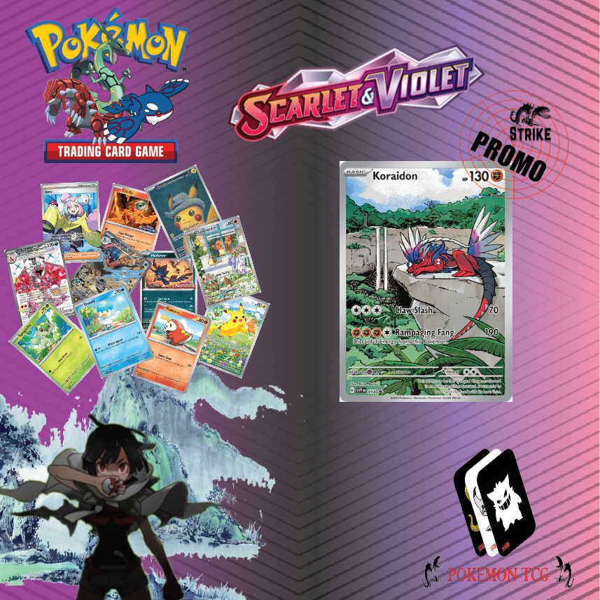 Pokemon Promo Card - Koraidon SVP014 Scarlet Violet SV01 | Shopee Malaysia