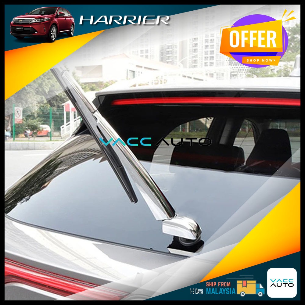 Toyota Harrier ZSU60 ZSU60 XU60 Rear Window Wiper Arm Blade Chrome ...