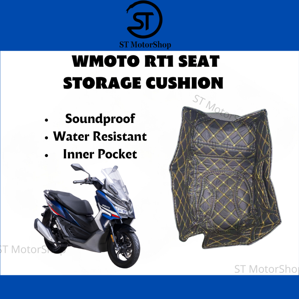 WMOTO RT1 RT2 RT3 Seat Storage Inner Cuhsion Shockproof Insulated Leather Liner Mat Carpet Box ...