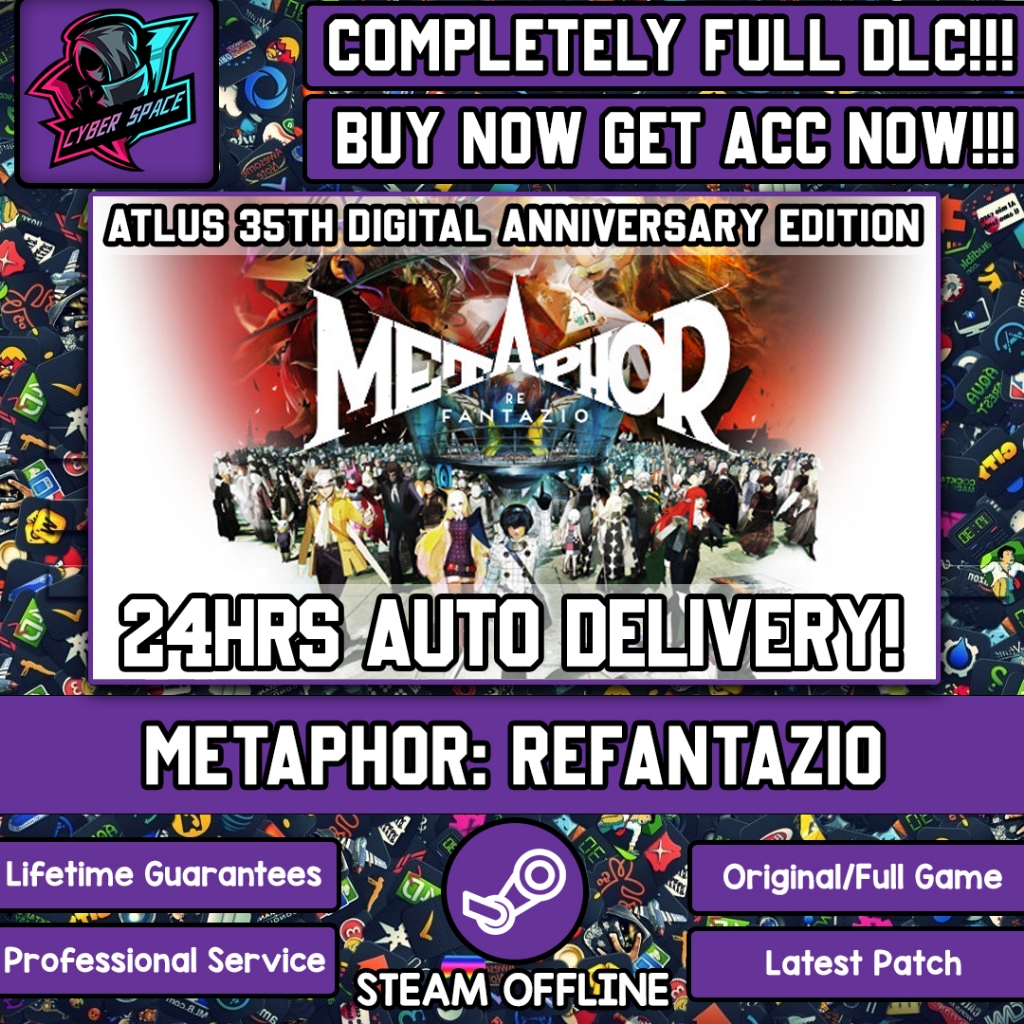 Metaphor: ReFantazio [Auto Delivery] [Steam Offline] [Full DLC] Cyber ...