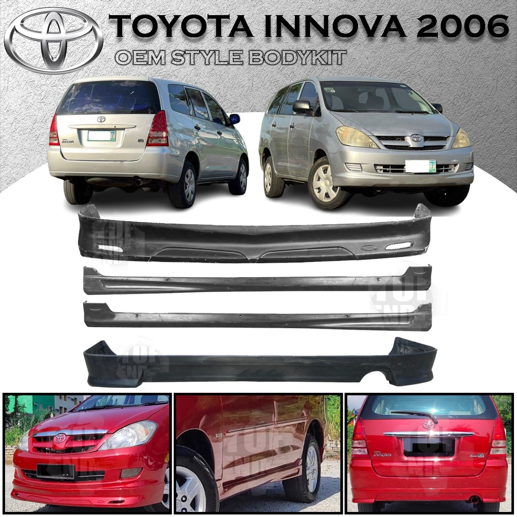 TOYOTA INNOVA 2006 OE LOOK BODYKIT (OE) BUMPER SKIRT LIP FOR INNOVA ...
