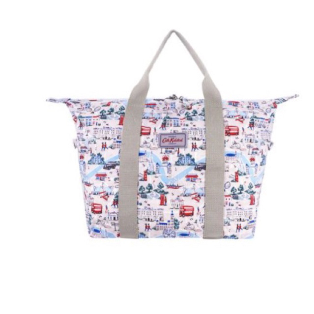 Cath Kidston London Map Small Foldaway Overnight Bag | Shopee Malaysia