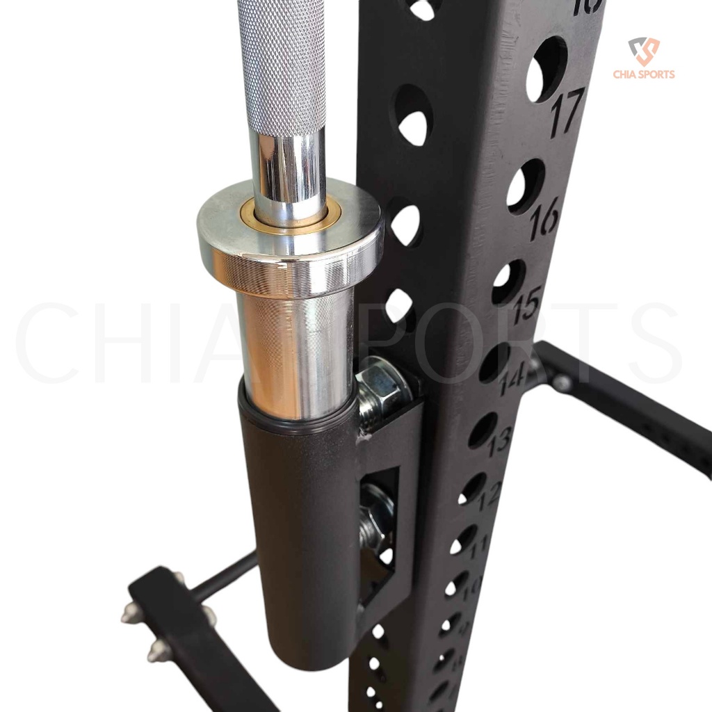 Rack Mounted Olympic Single Barbell Holder Vertical Weight Bar Storage ...