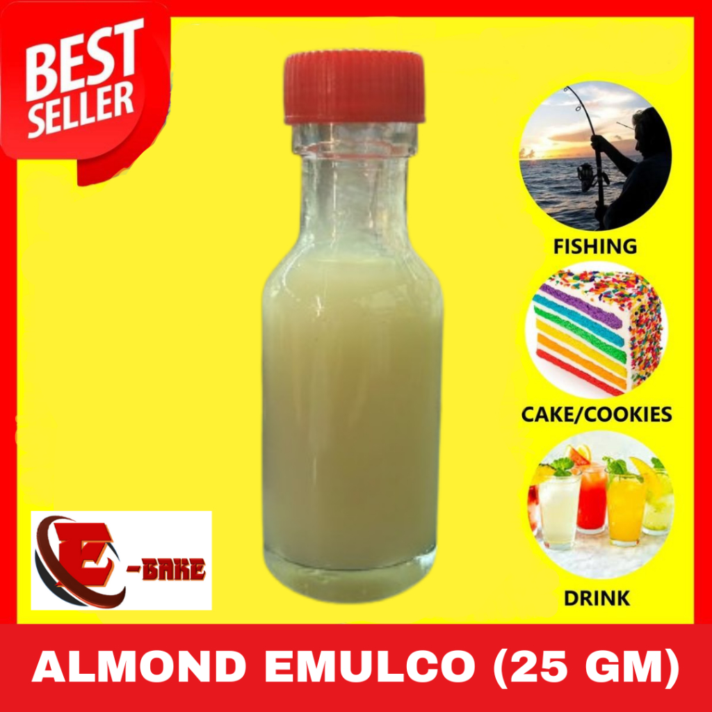 (ALMOND) 25G REPACK | ALMOND ESSENCE | ALMOND EMULCO | HALAL | Shopee ...