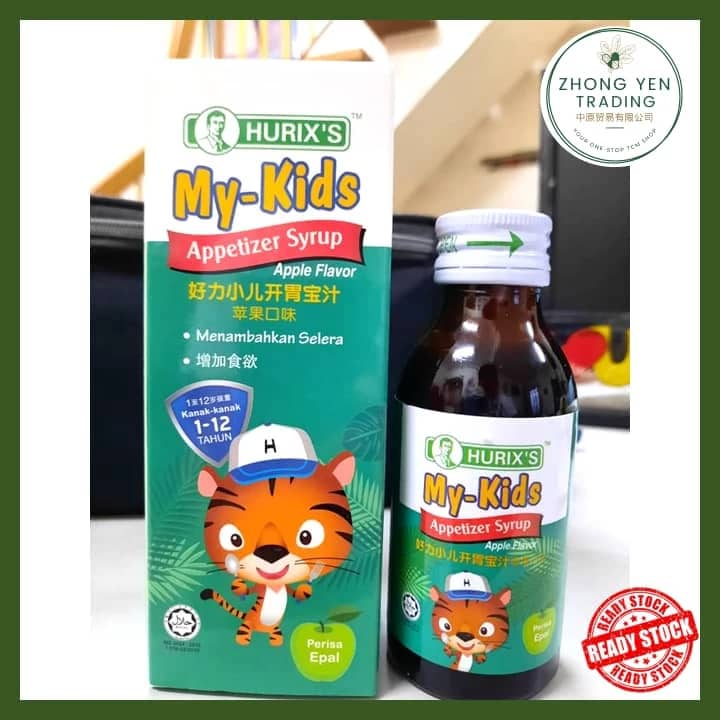 HURIX'S MY-KIDS APPETIZER SYRUP 100ML - APPLE | Shopee Malaysia