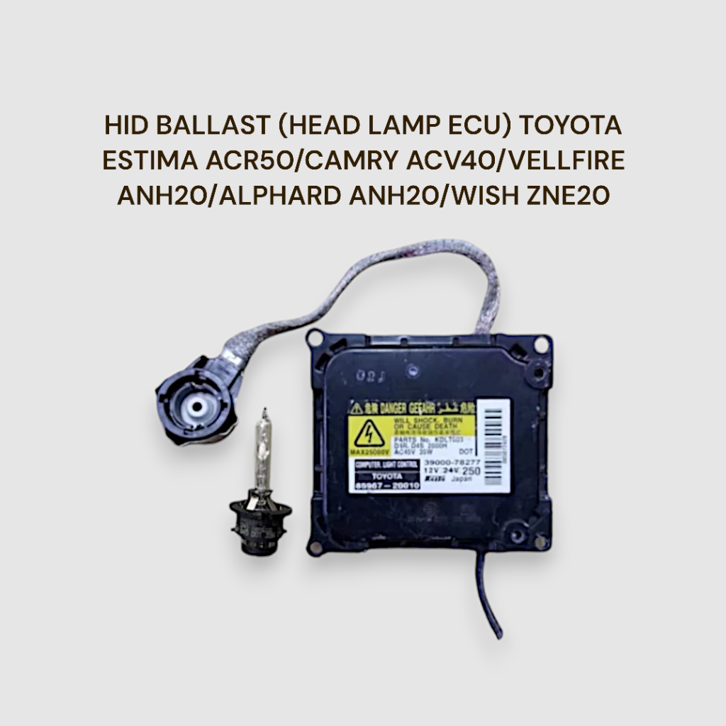 HID BALLAST (HEAD LAMP ECU) TOYOTA ESTIMA ACR50/CAMRY ACV40/VELLFIRE ANH20/ALPHARD ANH20/WISH ...