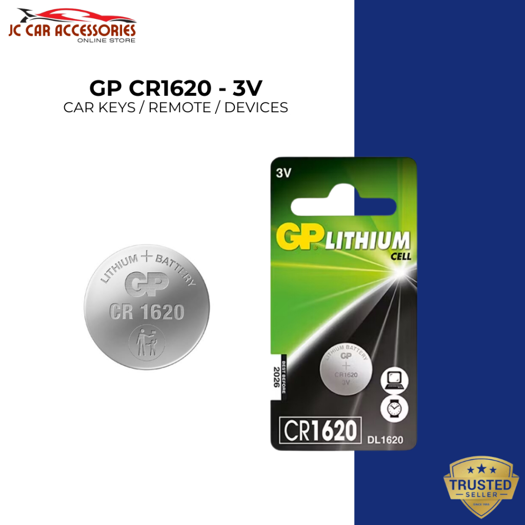 (1PCS) GP Lithium Coin Cells Battery CR1620 (BR1620 ML1620 DL1620 ...