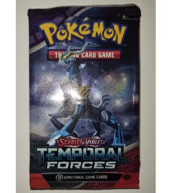 Pokemon SV05 Temporal Force Booster Pack TCG Pack. (5 packs and above Free Promo Card) | Shopee ...