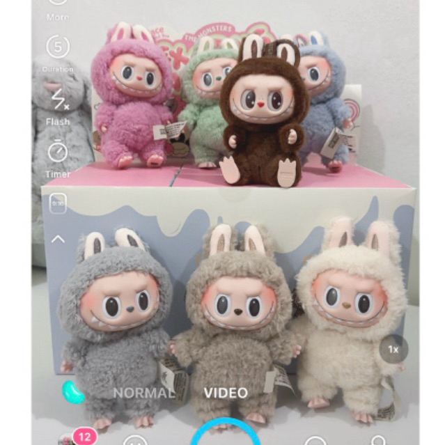 Authentic Labubu Macaroon 马卡龙labubu 正品转卖 labubu一代 Labubu Lazy Yoga ...