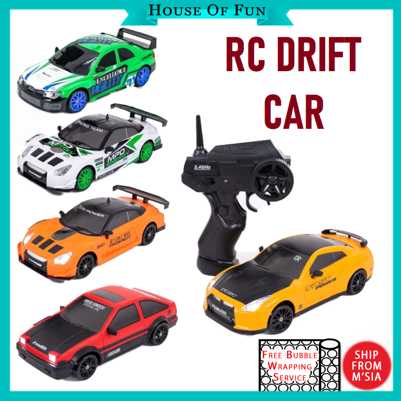 1:24 Kereta Control Drift 4WD RC Car Turbo 2.4GHz High Speed Kereta ...