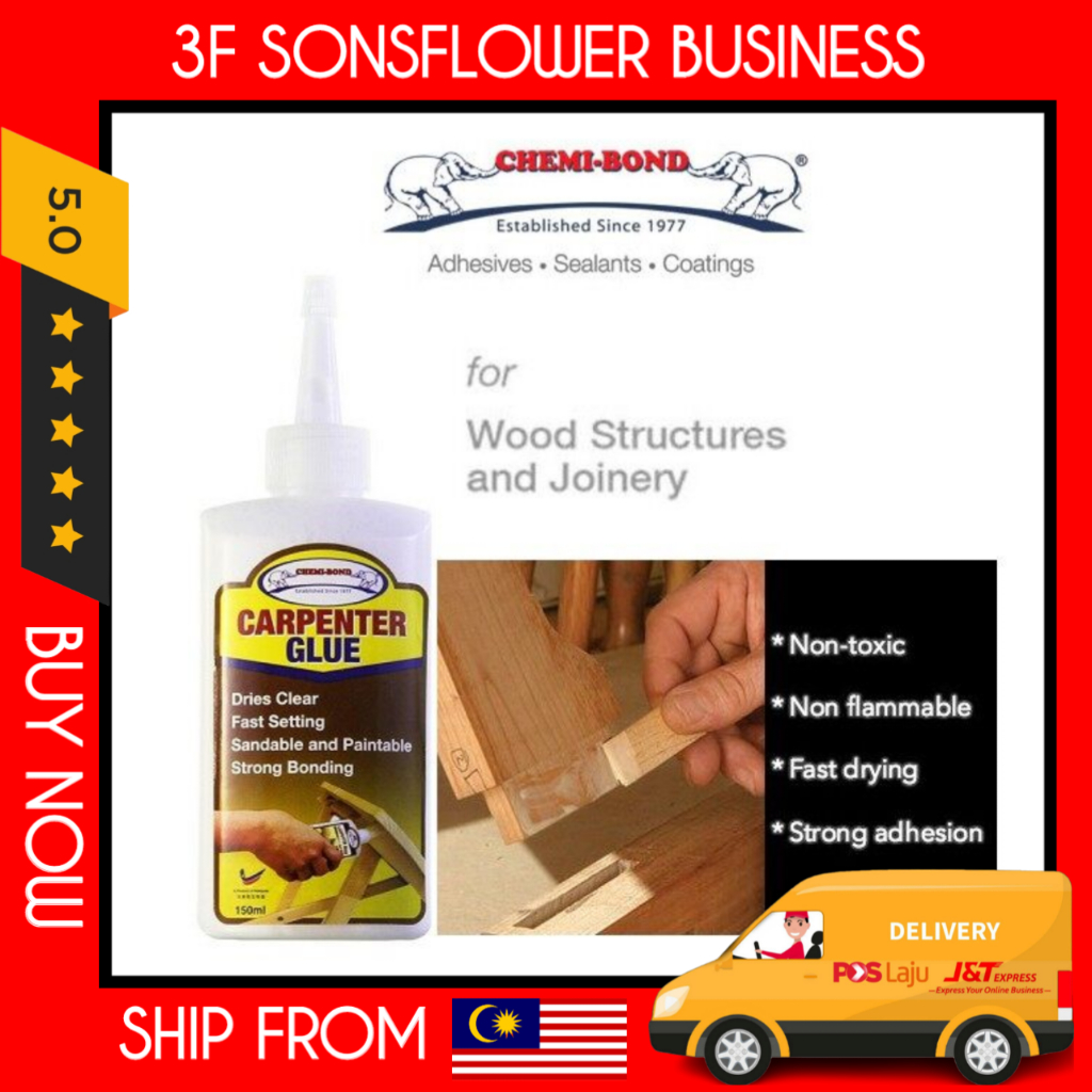 CHEMI-BOND Carpenter Glue For Wood Furniture/ Gam Kayu dan Perabot ...