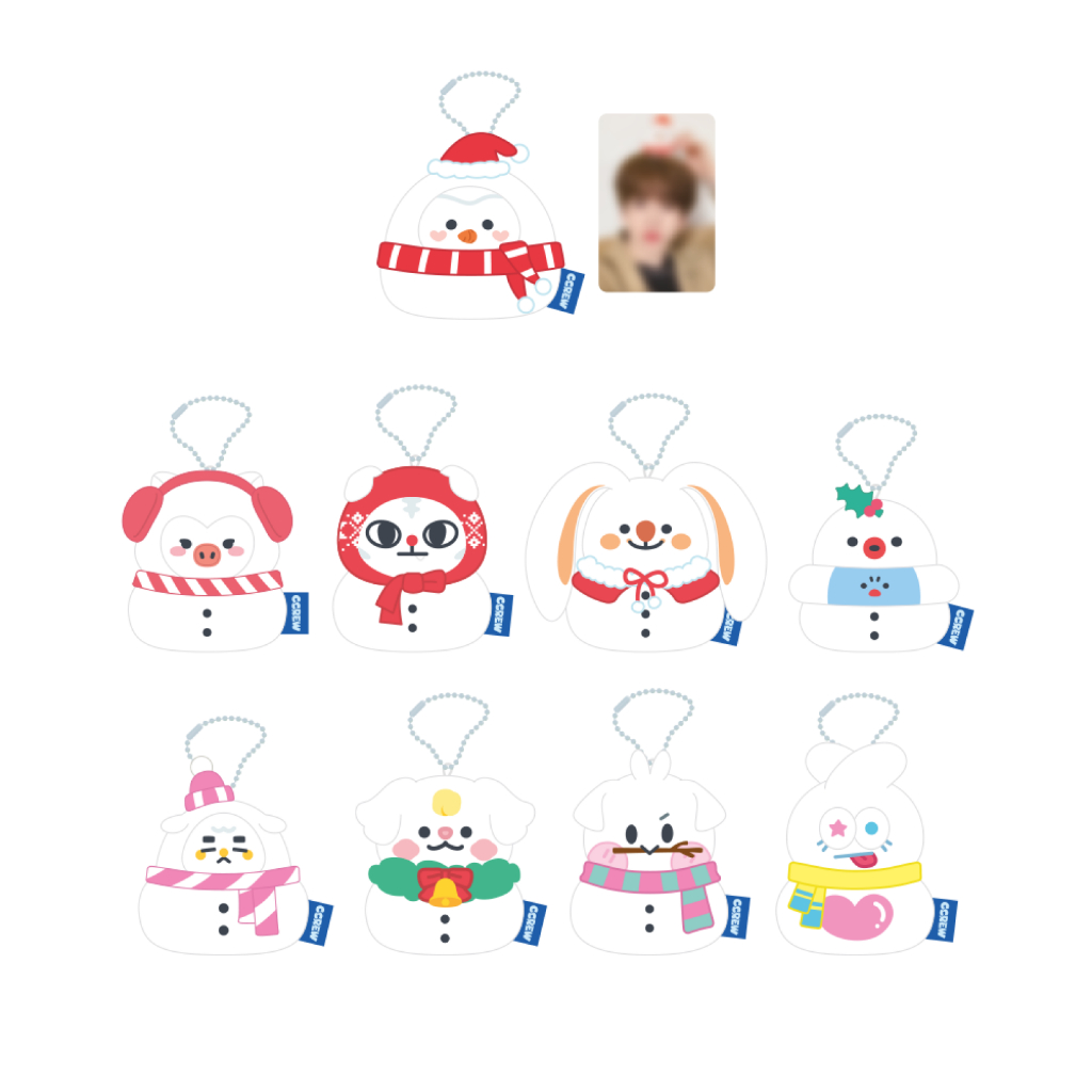 Pre-Order | Cravity Ccrew Official Snowman Doll Keyring (2023 Cravity ...