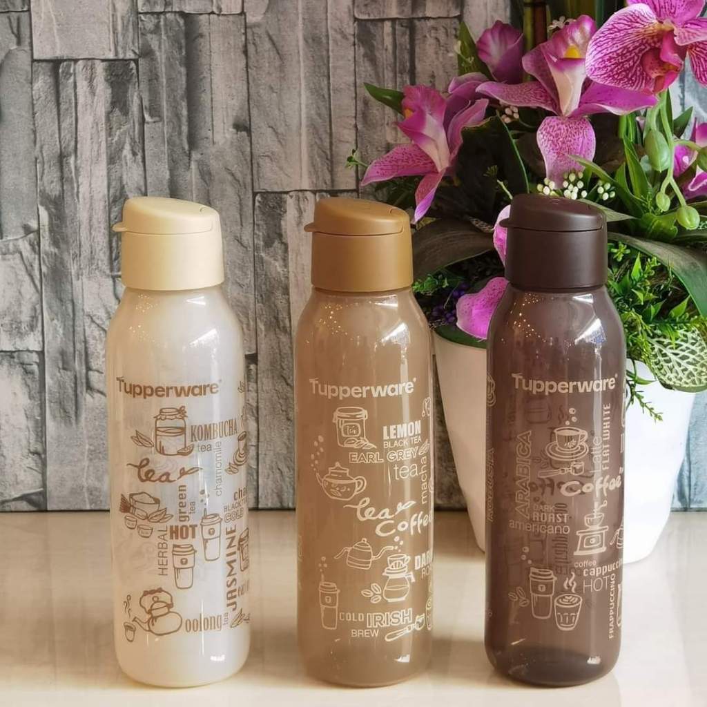 Tupperware Round Eco Bottle 750ml (Coffee / Tea / Cham Set) | Shopee ...