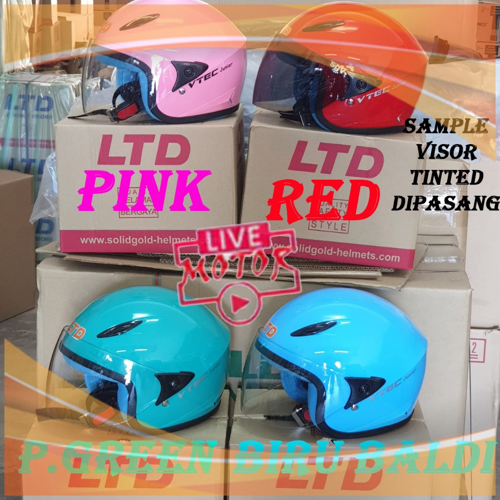LTD SGV Kids Visorex Helmet (SIZE S 52-54CM) | Shopee Malaysia