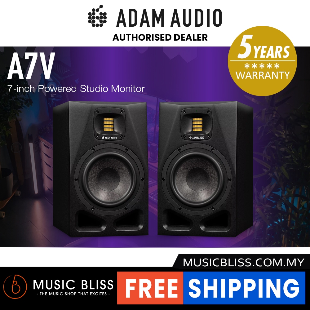 ADAM Audio A7V 7-inch Powered Studio Monitor (A-7V / A7-V) | Shopee ...