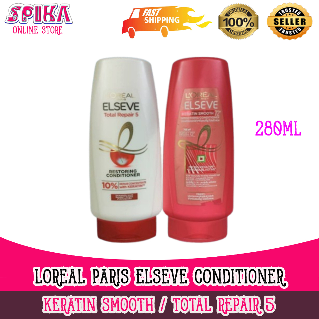 LOREAL PARIS ELSEVE HAIR CONDITIONER 280ML | Shopee Malaysia