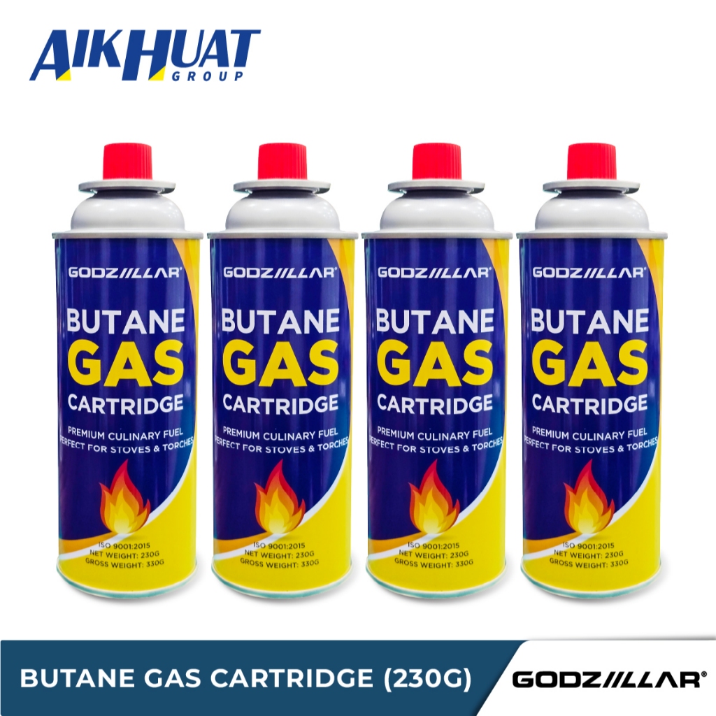 Godziillar (4Cans) Butane Burner 230g Gas Cartridge Welding Fire Anti ...