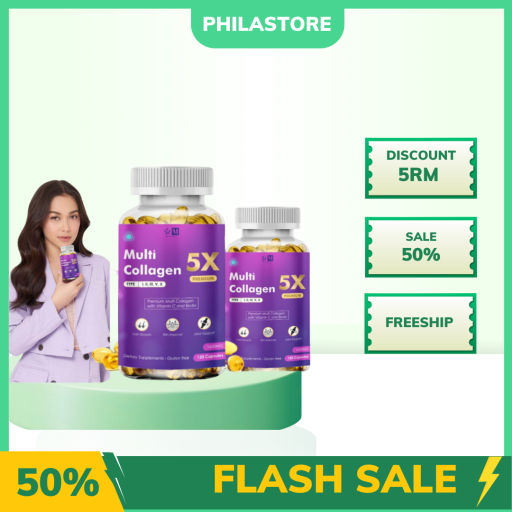 MULTI COLLAGEN 5X Original VIRAL PRODUCT Cantik Kulit Kolagen Collagen Peptide Supplement ...