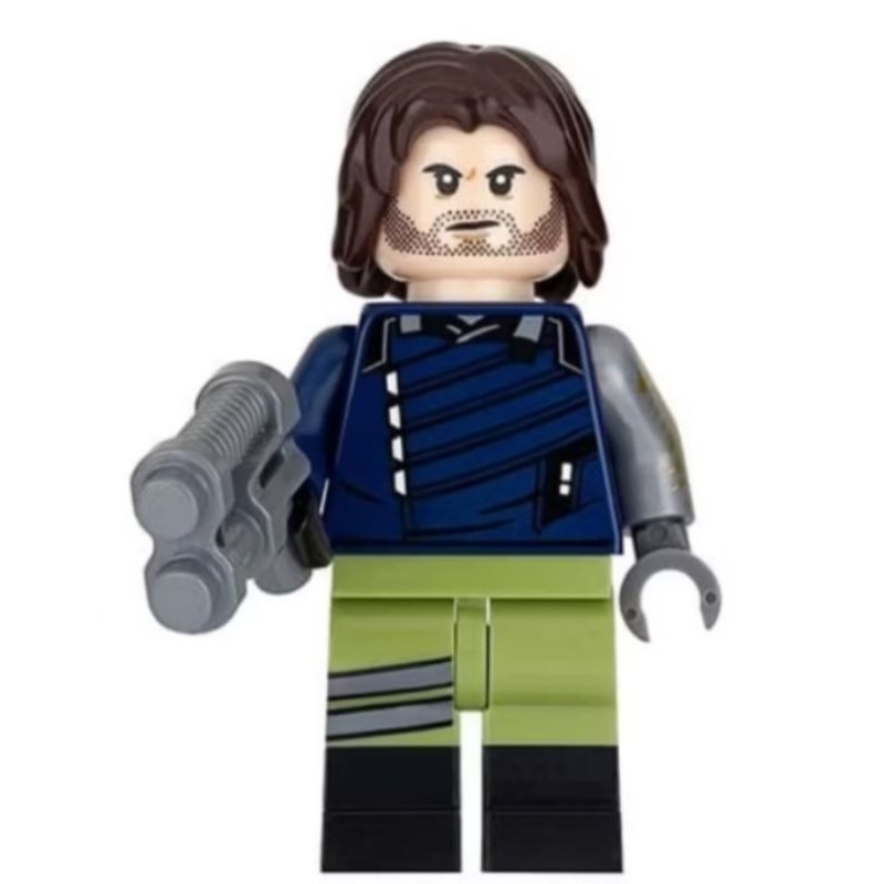 LEGO Marvel Bricktober 5005256 - Bucky Barnes Winter Soldier minifigure ...