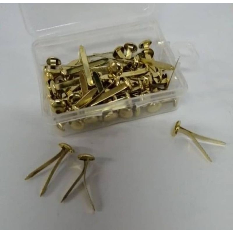 Binder premier grip filing two legs clip nail Gold silver pin round ...