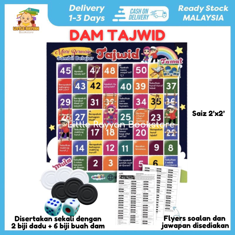 DAM TAJWID FREE DADU DAN BUAH DAM - bermain sambil belajar tajwid untuk ...