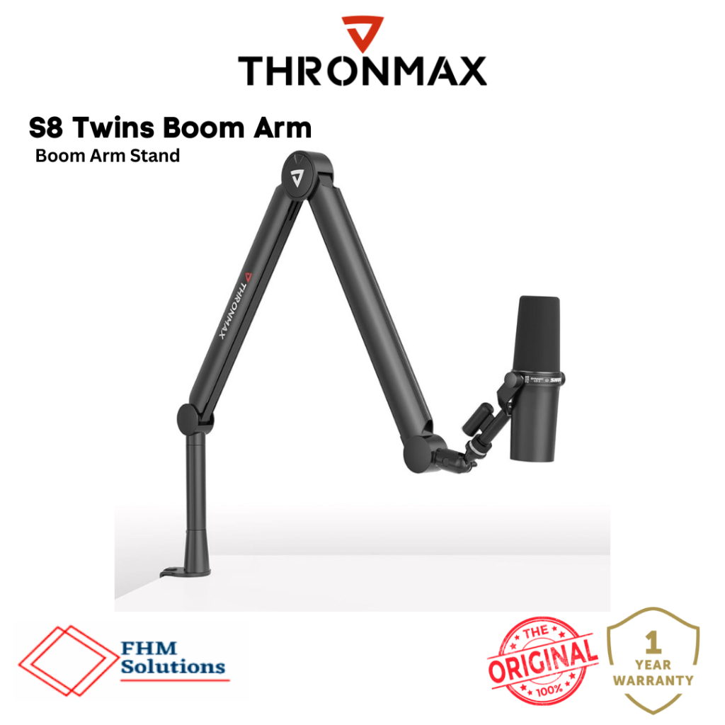 Thronmax S8 Twins Boom Arm Mic Stand Professional-Grade Studio ...