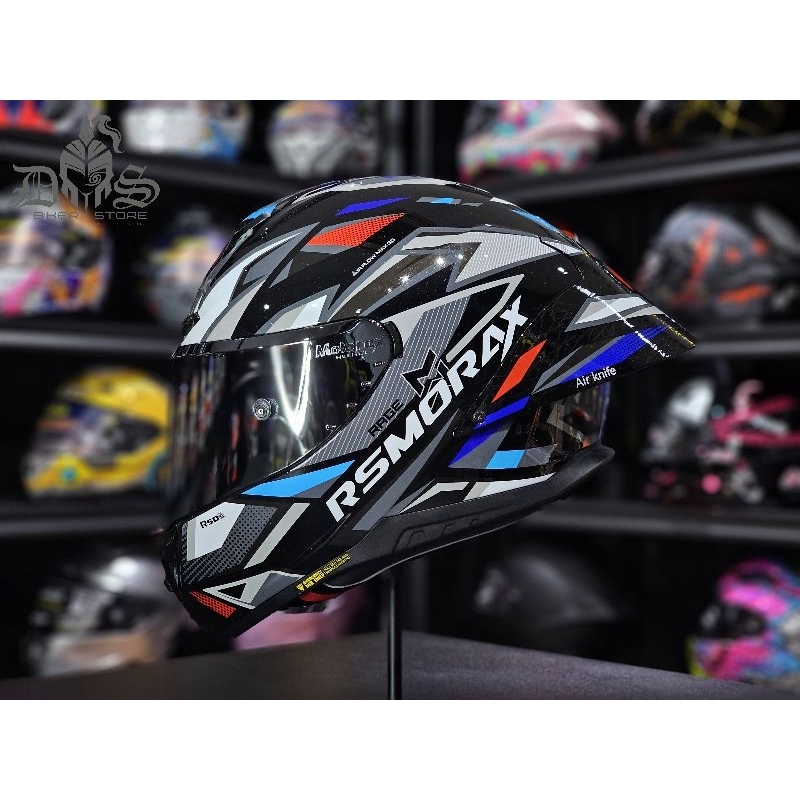 Original Rsmorax (Motorax) R50s Pro Rage Full Face Helmet | Shopee Malaysia