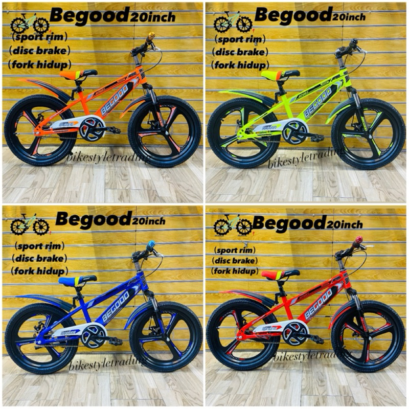 Begood Htg basikal / 20 Inch BICYCLE / BASIKAL SIZE 20"SAVA SESUAI UNTUK KANAK-KANAK UMUR 7-10 ...