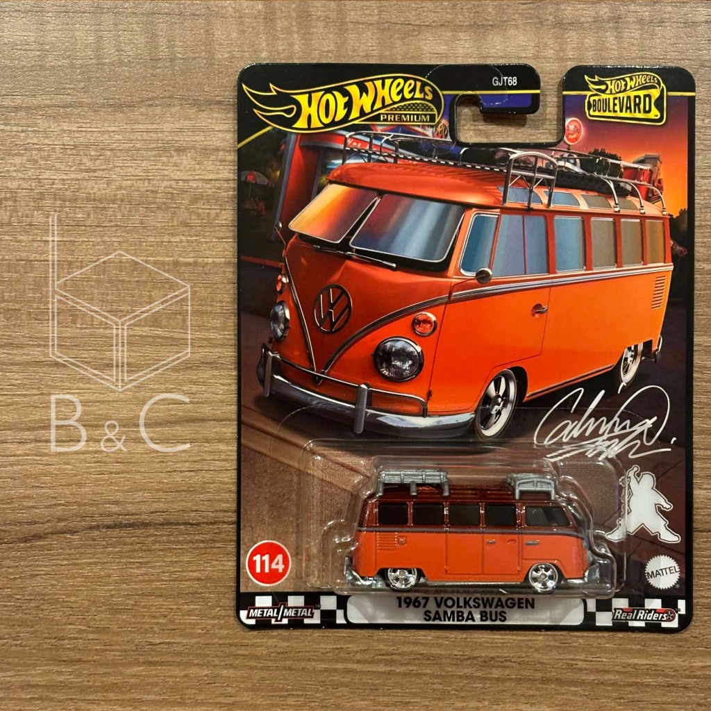 Hotwheels HW Hot Wheels Premium 1967 Volkswagen Samba Bus (Hot Wheels ...