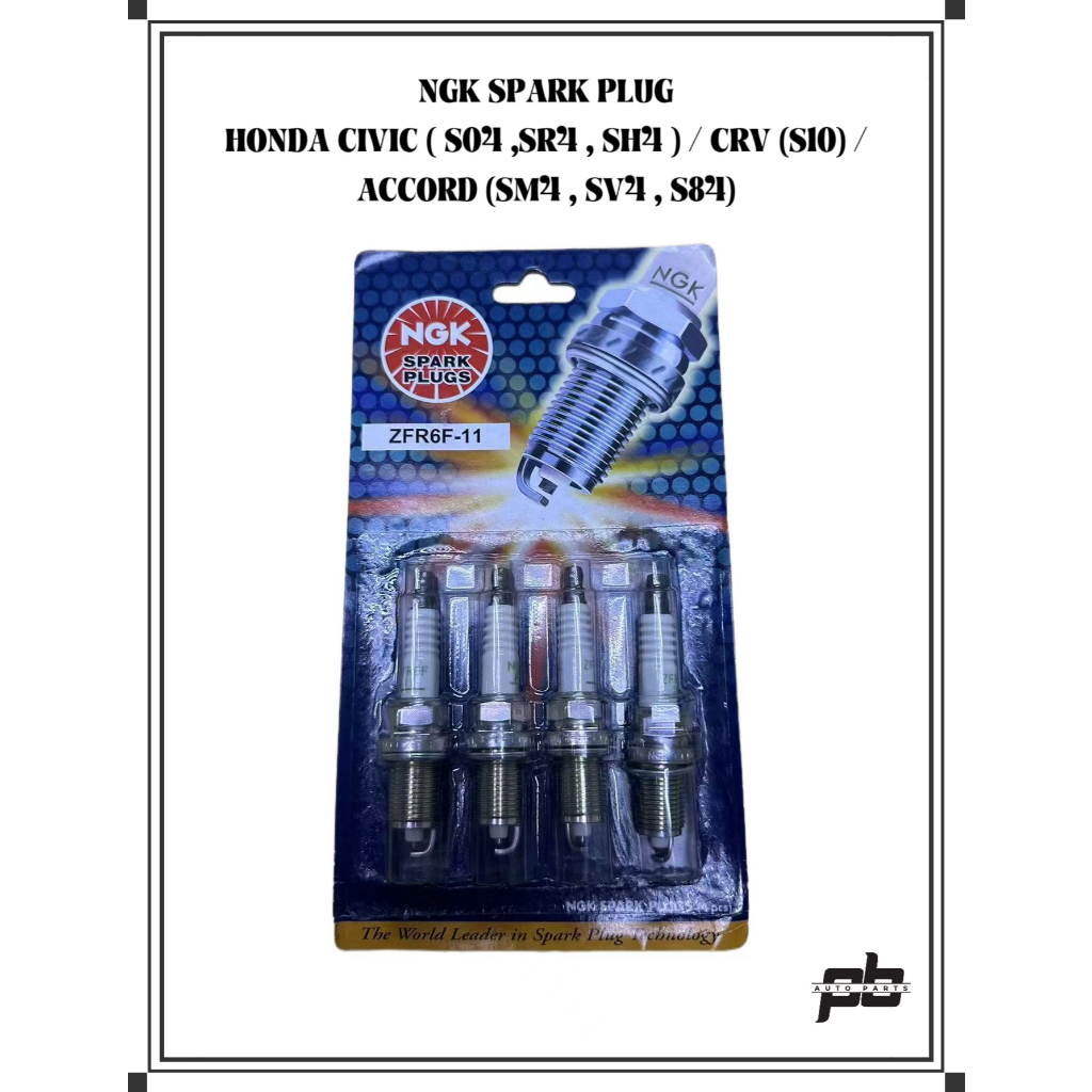 NGK SPARK PLUG ZFR6F-11 - HONDA | Shopee Malaysia