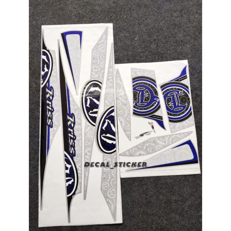 STICKER KRISS 120 BATIK EDITION. | Shopee Malaysia