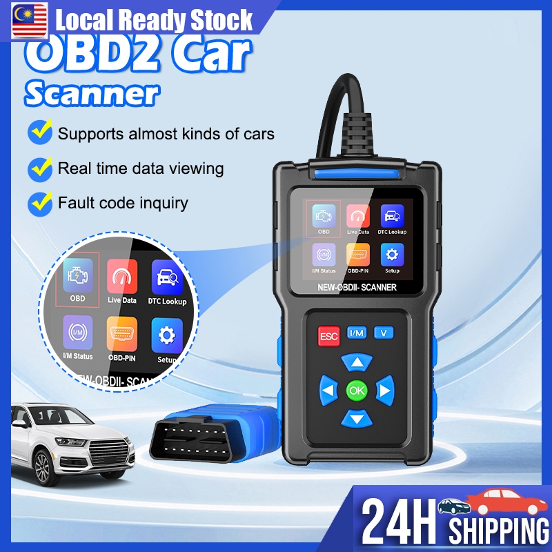 T200 OBD2 Car Scanner Perodua Proton Troubleshooter Diagnostic Fault ...