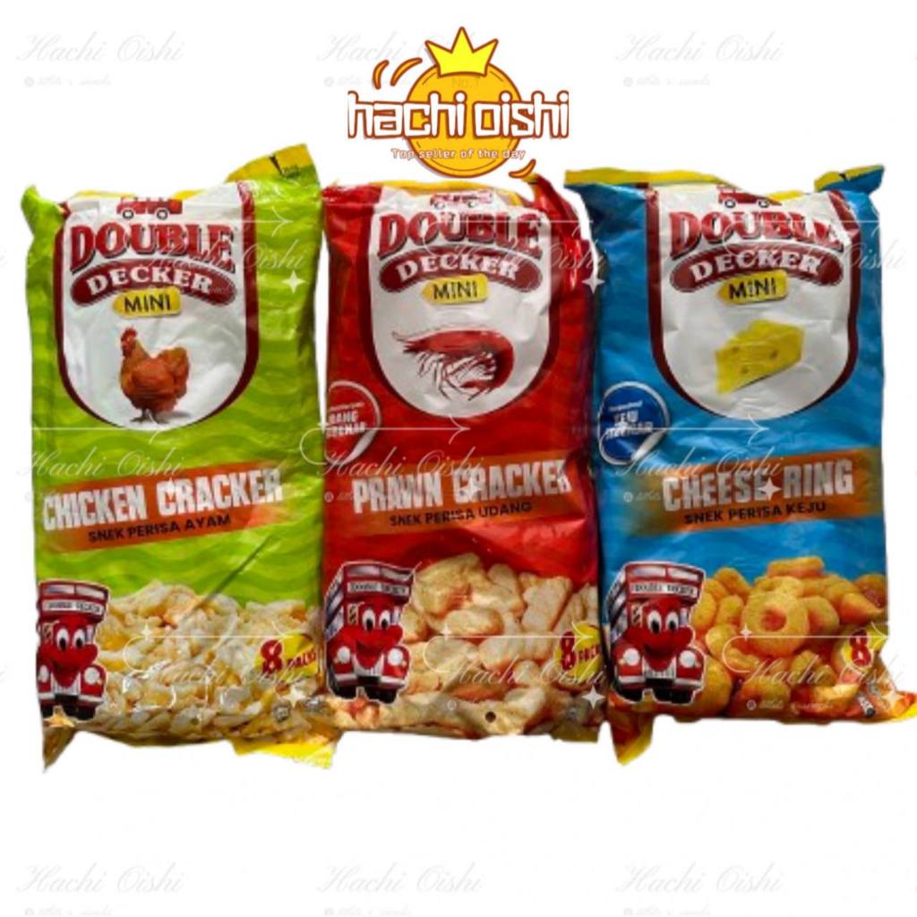 Double decker mini 8 packs (Chicken / Prawn / Cheese Ring)/Double ...