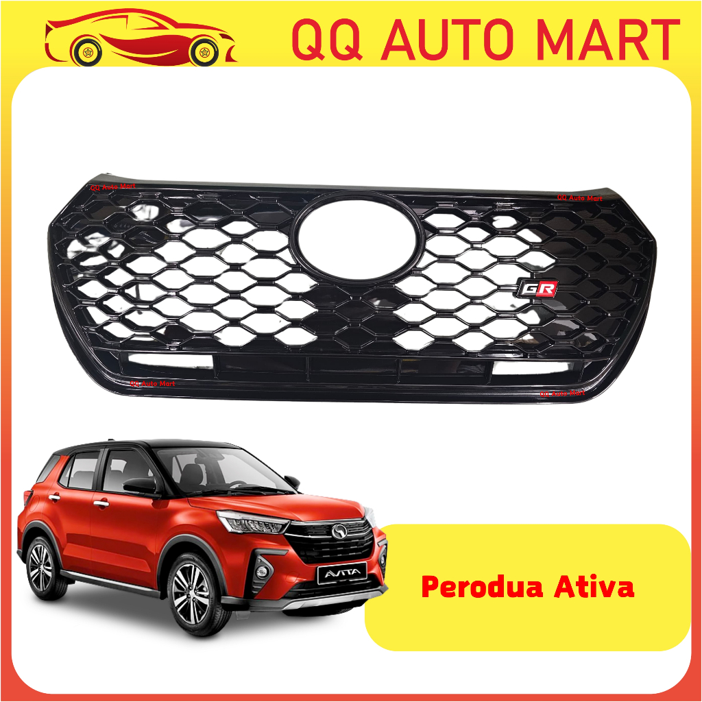 Perodua Ativa GR Sport Front Grill Sarung Depan | Shopee Malaysia