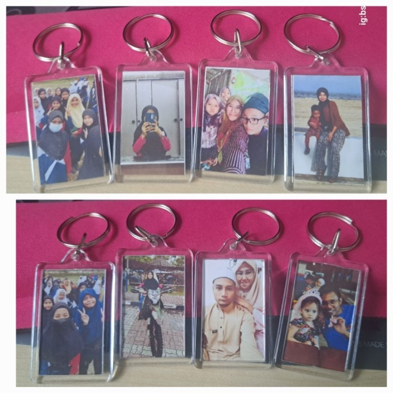 keychain gambar depan belakang | Shopee Malaysia