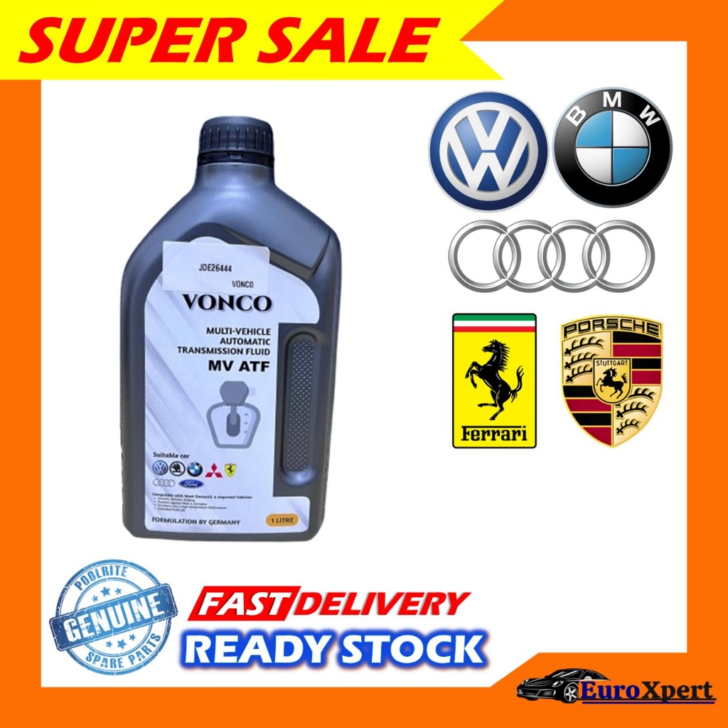 [VONCO] MULTI-VEHICLE AUTOMATIC TRANSMISSION FLUID ATF OIL AUDI ...