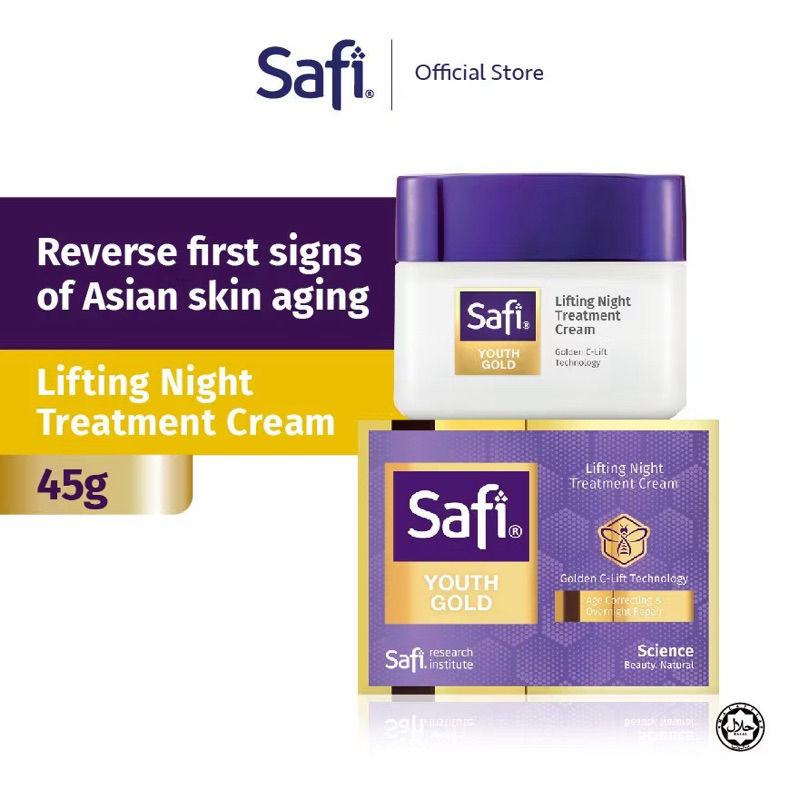 Safi Youth Gold Lifting Night Treatment Cream Skin Repair & Renewal All ...