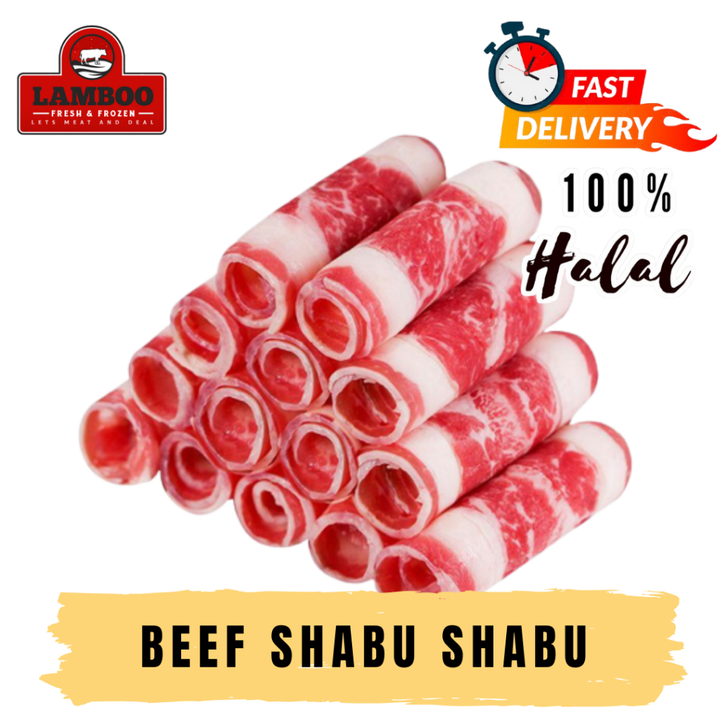 Beef Shabu Shabu 18pcs / 250g +/- | Shopee Malaysia
