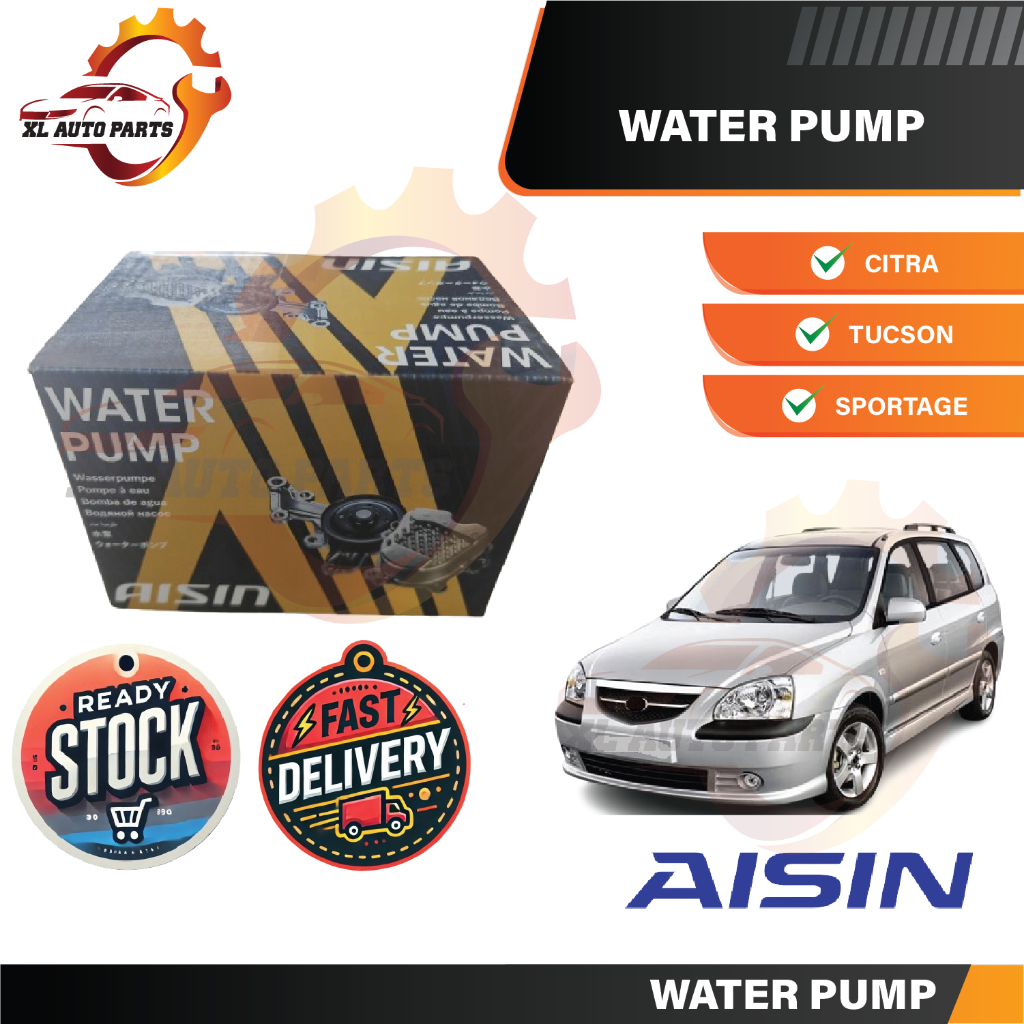 [AISIN] WATER PUMP - NAZA CITRA, HYUNDAI TUCSON, KIA SPORTAGE | Shopee ...